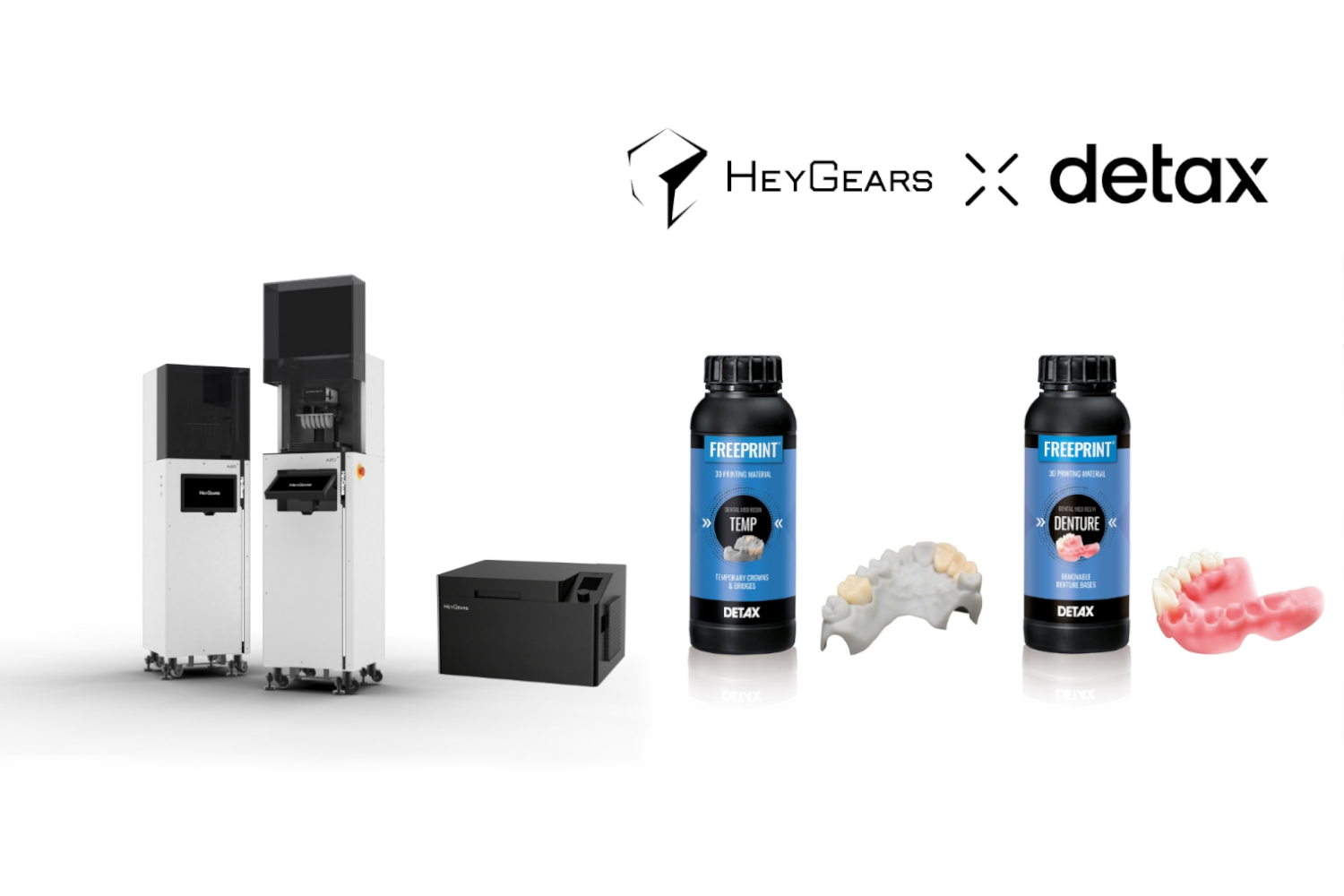 HeyGears and Detax Advance Dental 3D Printing with Material Validation